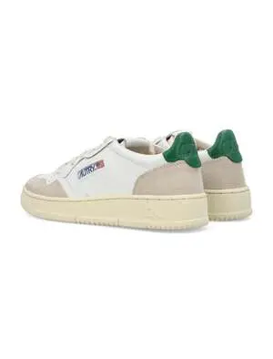 AUTRY Medalist Suede & Leather Sneakers - White Amazon