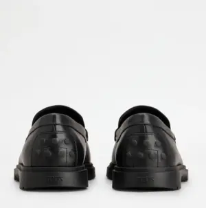 TOD'S Leather Loafers - Black
