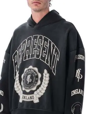 REPRESENT Legacy Crest Hoodie - Stained Black