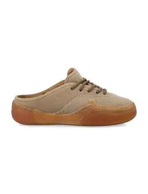 ERL Canvas Mule Sneakers - Brown