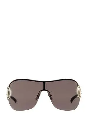 Gucci Goggle Sunglasses - Silver