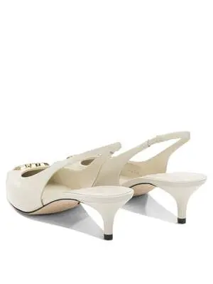 Tory Burch Heeled Slingbacks - White
