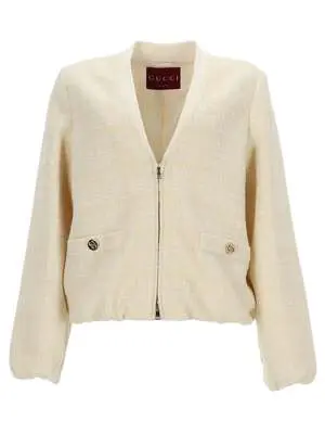 Gucci Plaid Jacket - Beige