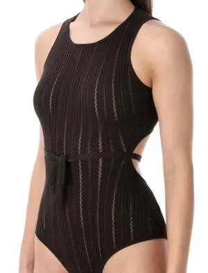 SESSUN Andrade Knit Bodysuit - Brown