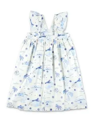 Bonpoint Dress With Island Print