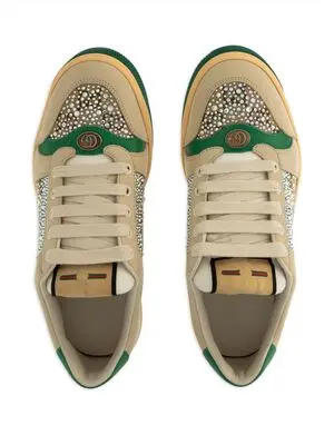 Gucci Screener Sneakers - Beige