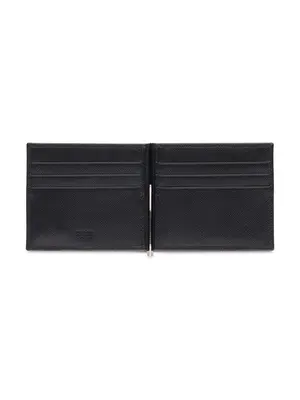 Prada Saffiano Leather Bi Fold Wallet - Nero
