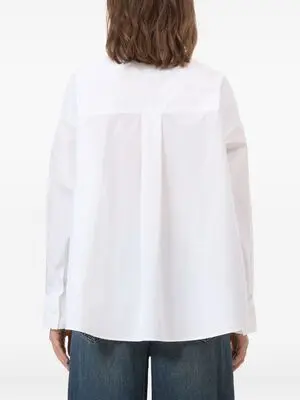 Closed Linen Cape Shirt - White