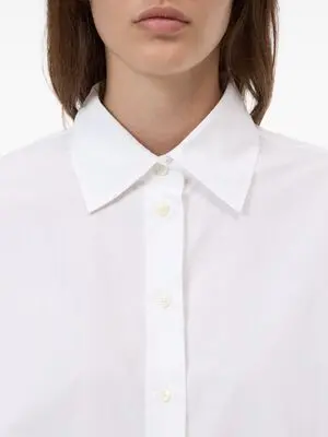 Closed Linen Cape Shirt - White