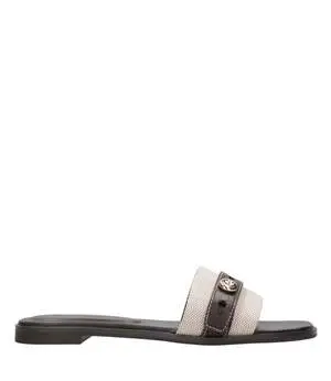 Tory Burch Flat Slides - Natural