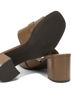Tory Burch Heeled Mules - Brown