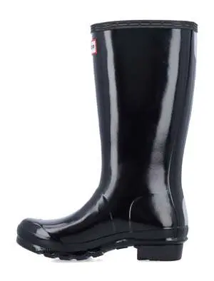 Hunter Glossed Boots - Black