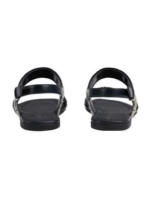 Gucci Logo Sandals - Blue