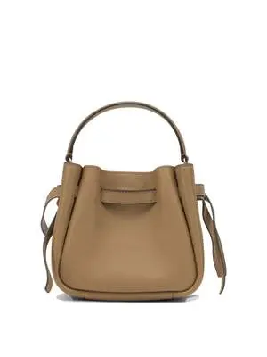 Tory Burch Leather Bucket Bag - Brown