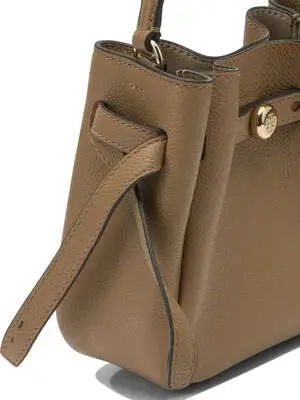 Tory Burch Leather Bucket Bag - Brown
