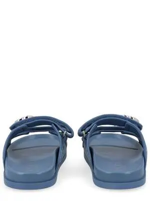 Gucci Logo Sandals - Blue