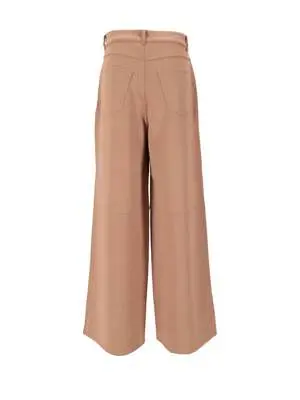 Max Mara Pantalone In Jersey - Cammello