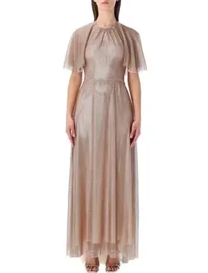 Alberta Ferretti Round Neck Dresses