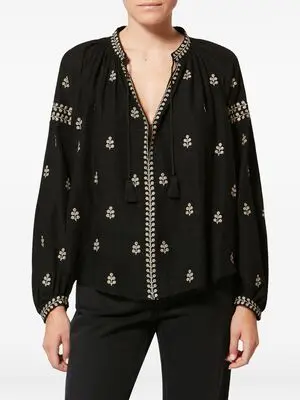 Isabel Marant Étoile Rodis Silk Blouse - Black