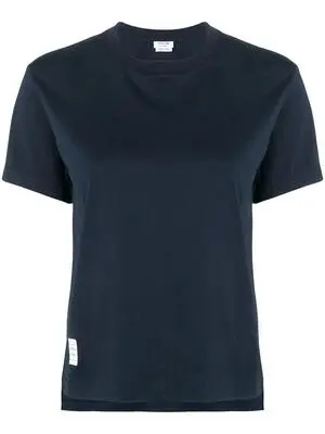 Thom Browne Relaxed Fit Short Sleeve T-shirt - Navy