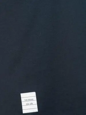 Thom Browne Relaxed Fit Short Sleeve T-shirt - Navy