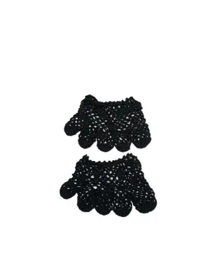 ANTIPAST Fishnet Five Fingers Short Socks - Nero