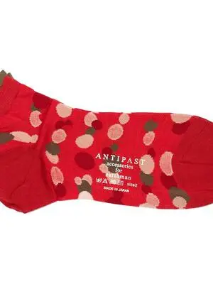 ANTIPAST Pois Short Socks - Red