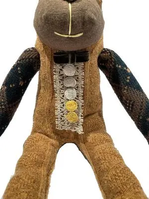 ANTIPAST Knitted Doll - Brown