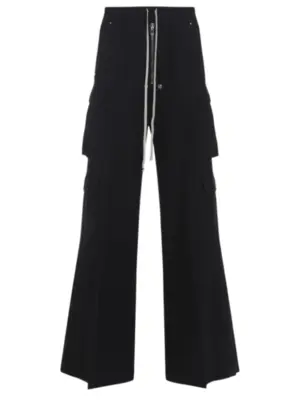 Rick Owens Double Cargo Jumbo Belas Pants - Black