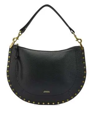 Isabel Marant Oskan Soft Zip Medium Shoulder Bag - Black