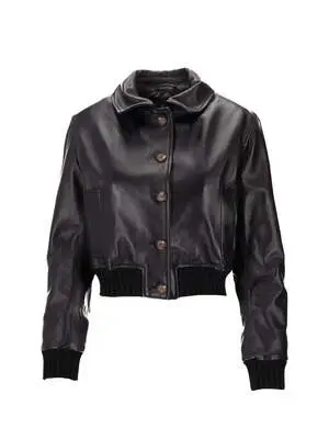La Rose Leather Outerwear For Women