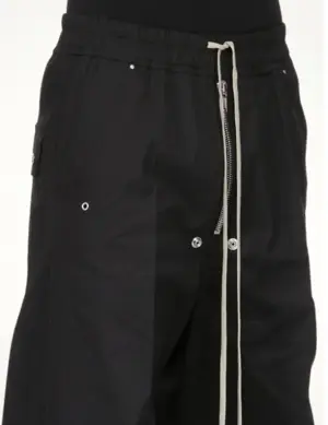 Rick Owens Strapped Wide Bela Trousers - Black