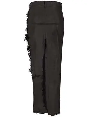Rick Owens Denim Sliced Skirt