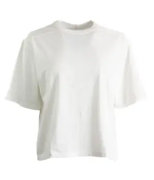 Rick Owens Cropped T-shirt - Milk