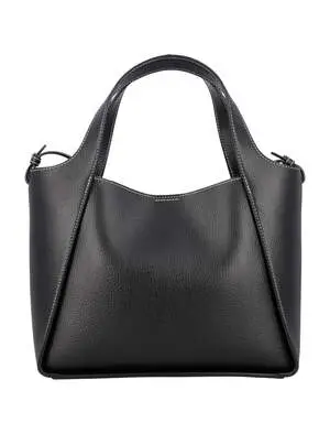 Stella McCartney Grainy Textured Crossbody Bag - Black