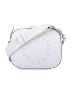 Stella McCartney Camera Bag With Logo - Grey