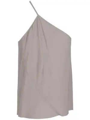 Rick Owens One Shoulder Slip Top - Pearl