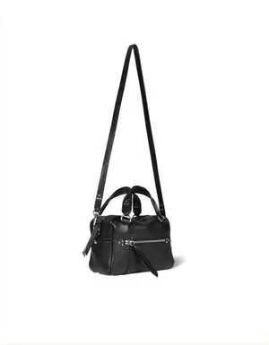 Jérôme Dreyfuss Mini Bowling Bag - Noir Silver