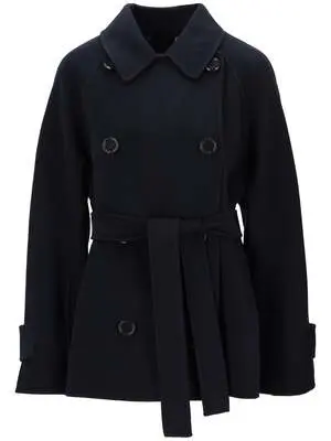 Max Mara Belted Coat - Blu Notte