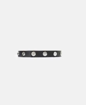 Attico Leather Waist Belt - Black