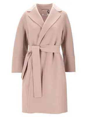 Max Mara Belted Coat - Beige Rosa