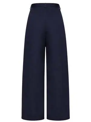 Stella McCartney Cotton Cargo Pants - Blue