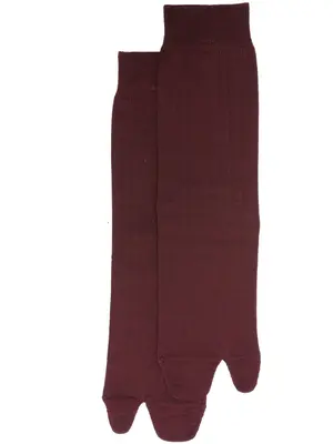 MAISON MARGIELA Tabi Split-toe Socks - Bordeaux