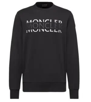 Moncler Crewneck Sweatshirt - Black