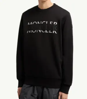Moncler Crewneck Sweatshirt - Black