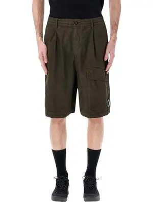 C.P. COMPANY Boxy Cargo Shorts - Dk Olive