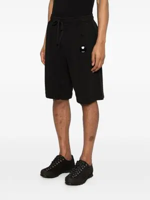 C.P. COMPANY Cotton Jogging Bermuda - Black