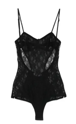 Attico Stretch Lace Body - Black