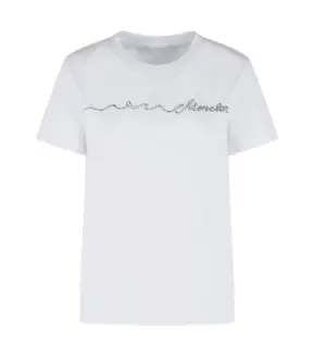 Moncler Short Sleeve T-shirt - White