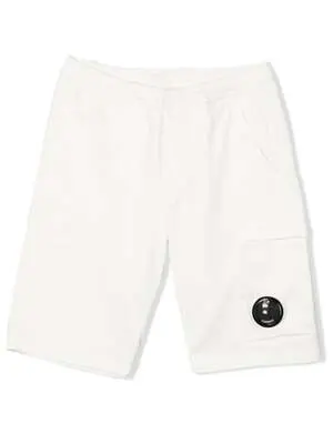 C.P. COMPANY Cargo Bermuda Shorts - White